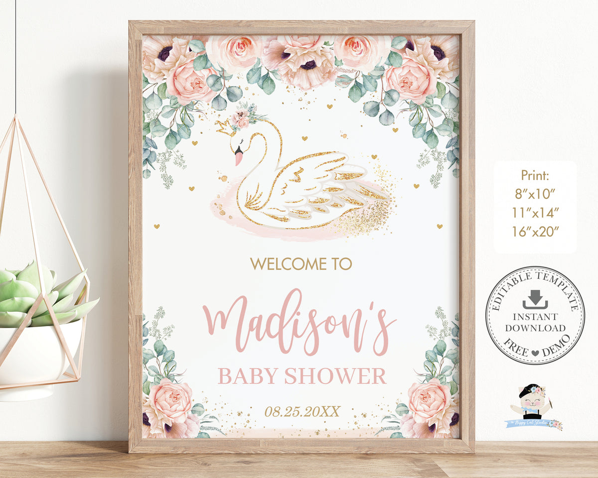 Princess Baby Shower Free Printables