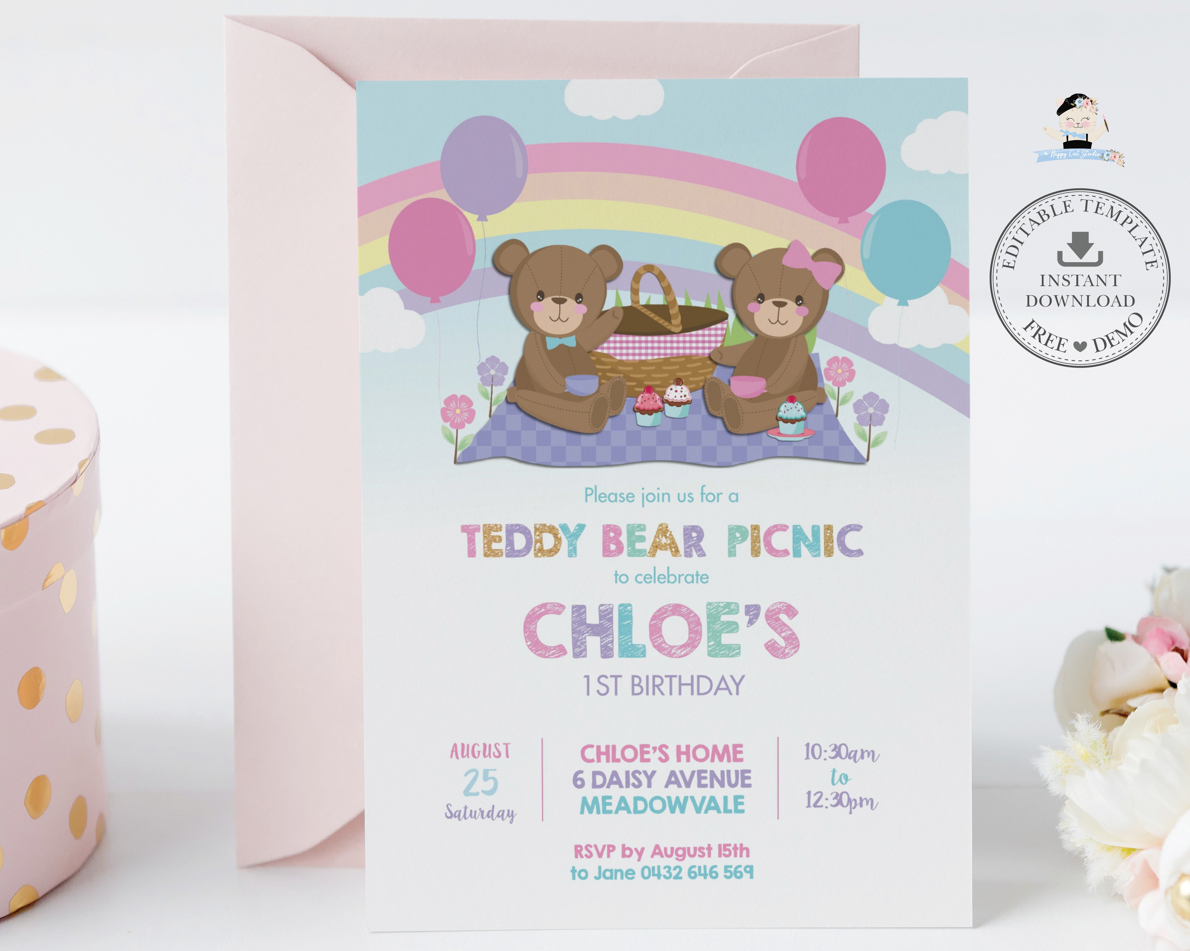 Teddy Bear Picnic Printable Template Teddy Bear's Picnic Printable