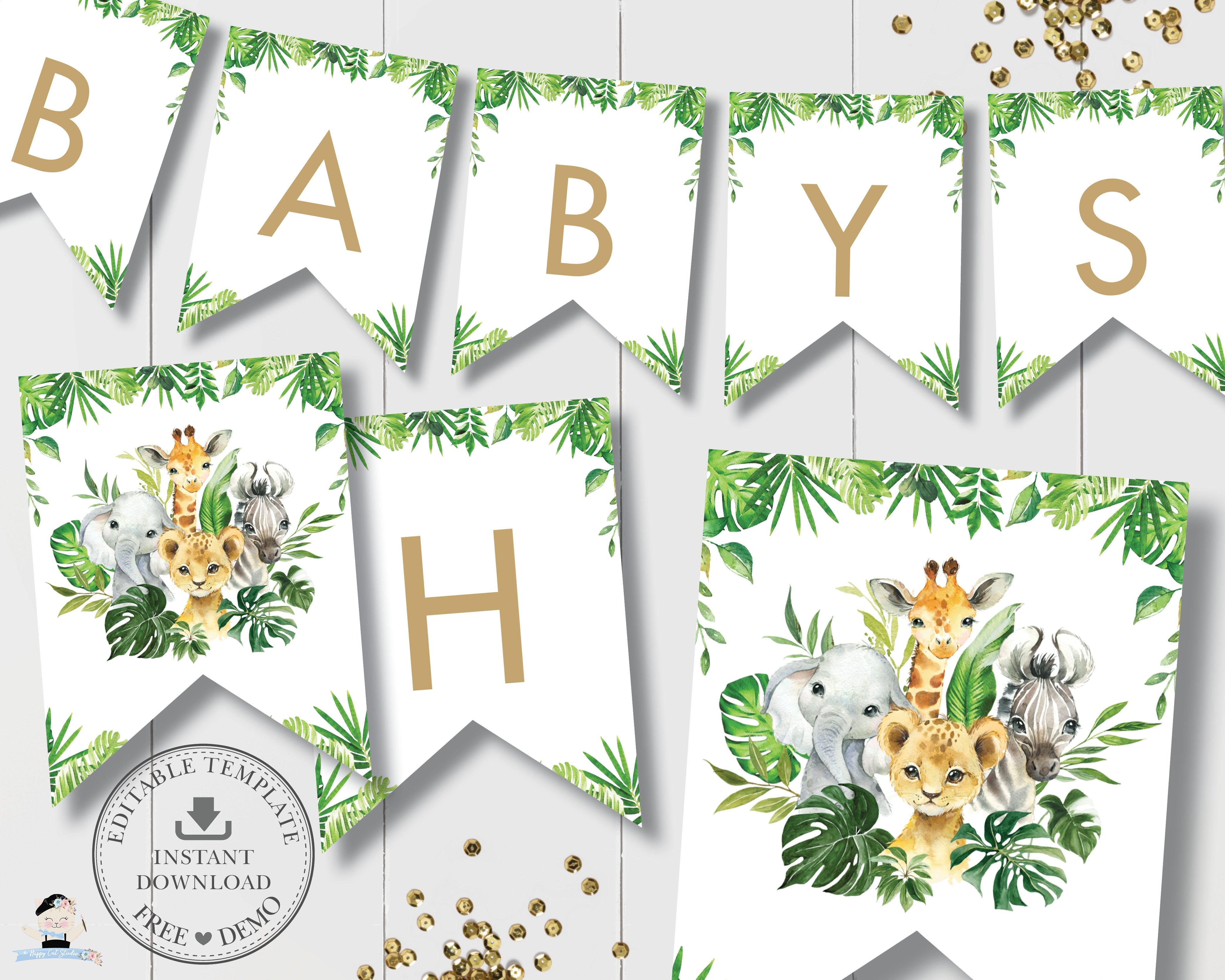 Jungle Banner Printable